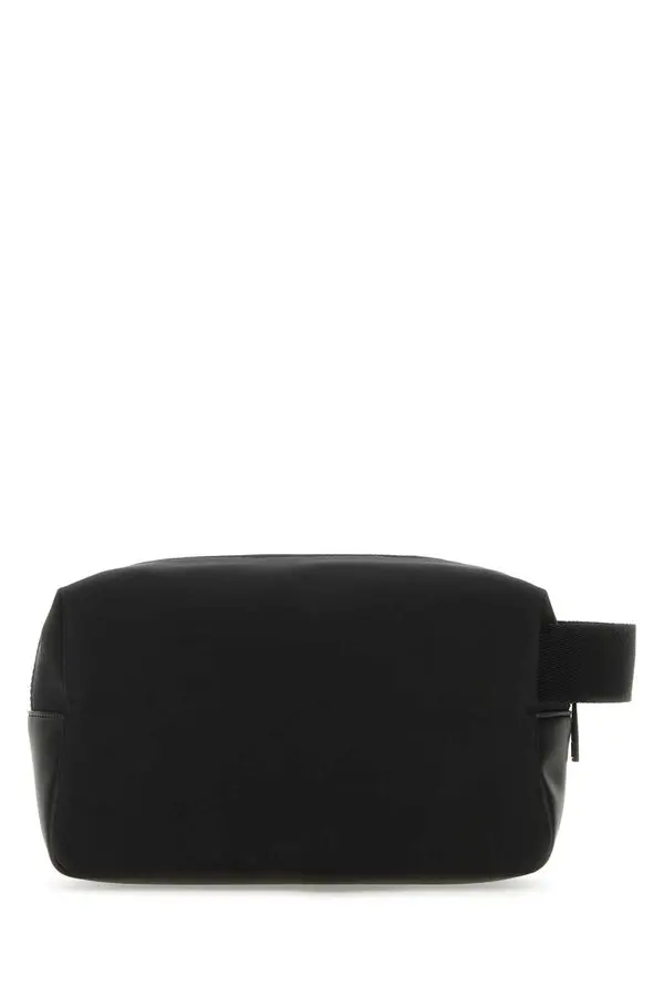 Alexander McQueen Fabric Graffiti Beauty Case - Black