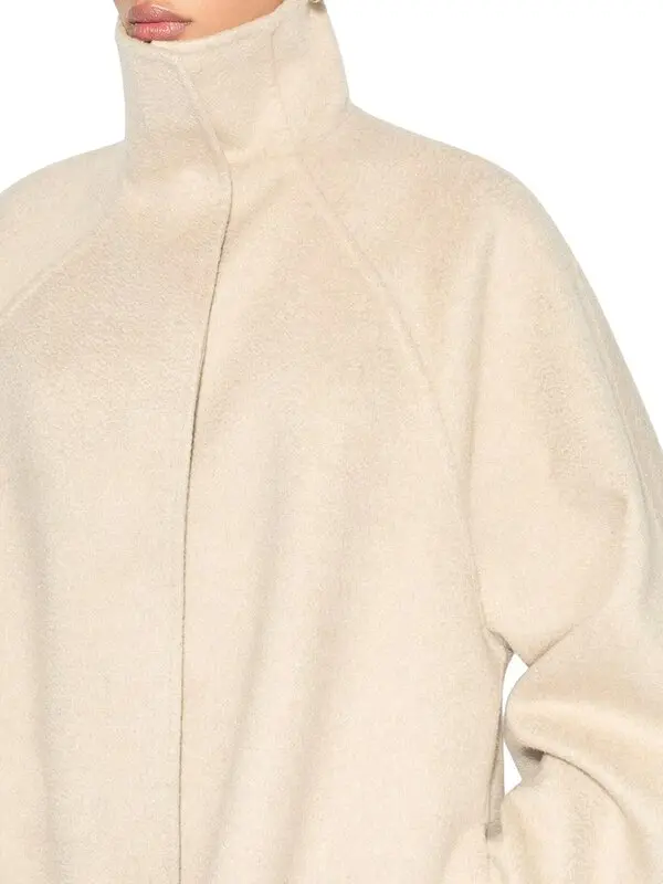 Alaïa Asymmetrical Cashmere Coat