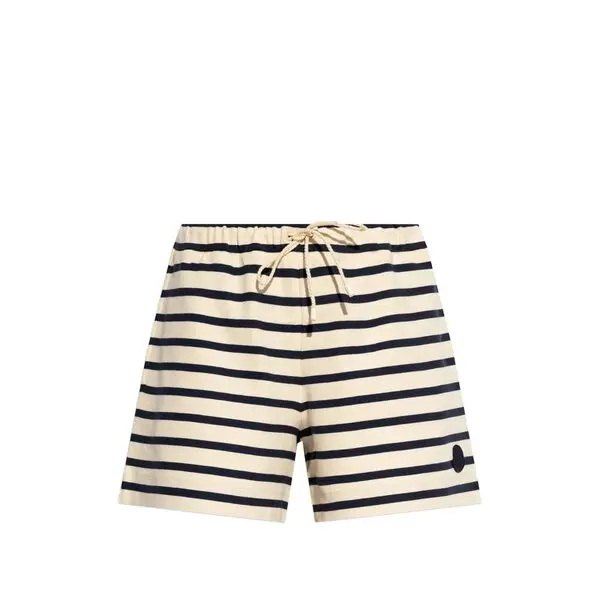 Moncler Neutrals Shorts Knee-length Shorts - Cream