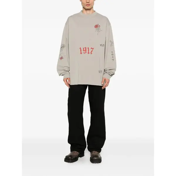 Balenciaga Grey T-shirts & Vests T-shirts