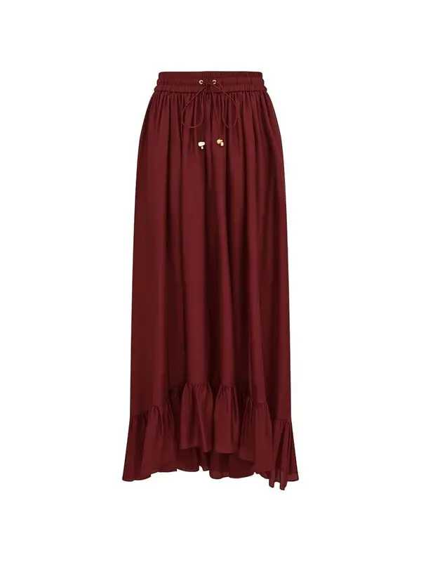 Zimmermann Aster Silk Maxi Skirt - Multicolor
