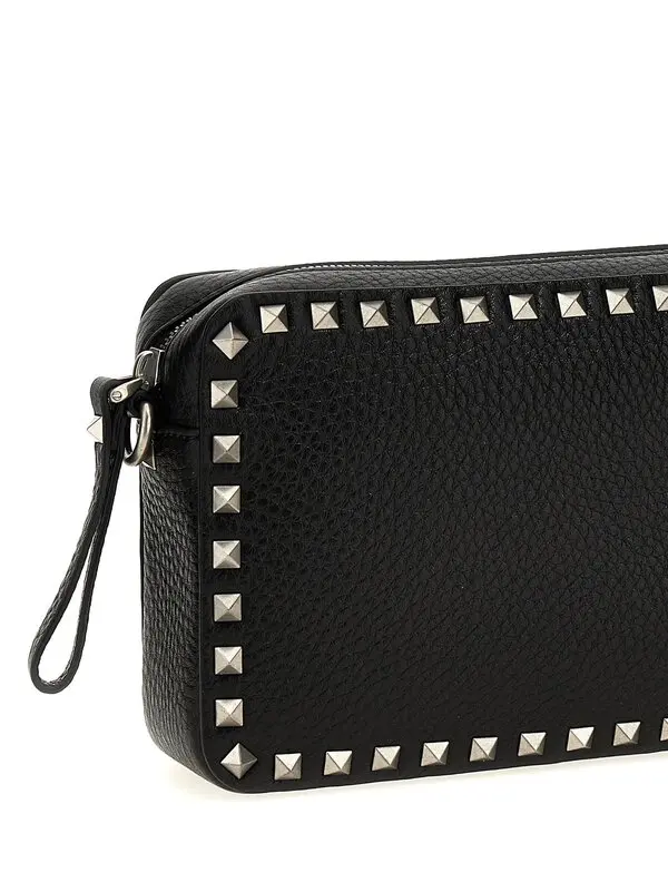 Valentino Garavani Rockstud Shoulder Bag - Black