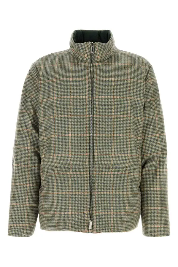 Thom Browne Embroidered Wool Reversible Down Jacket