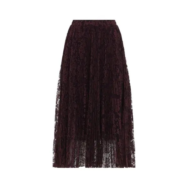 ERMANO SCERVINO Ermanno Scervino Lace Midi Skirt - Multicolor