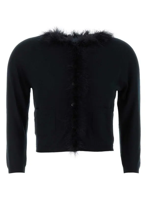 Prada Cashmere Cardigan - Black