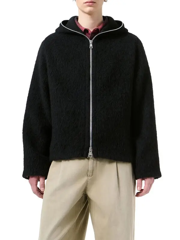 Our Legacy Full Zip Wool Hoodie