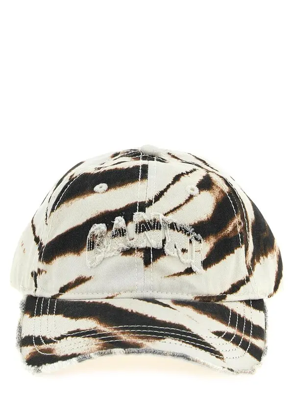 GANNI Animal Print Cap