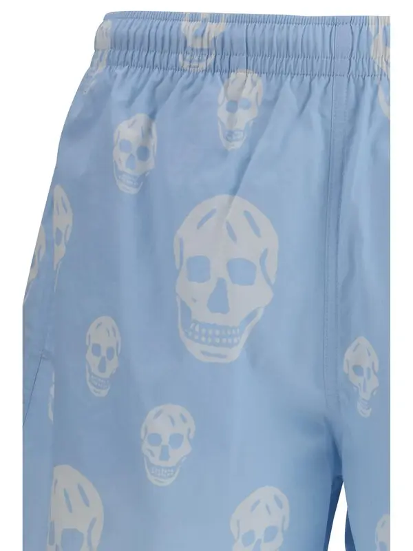 Alexander McQueen Skull-print Swim Shorts