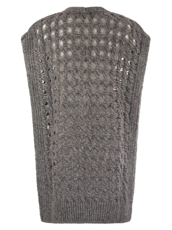 Herno Long Sleeveless Cardigan