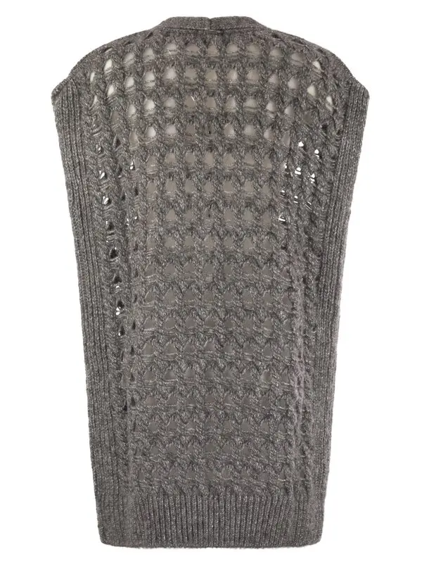 Herno Long Sleeveless Cardigan
