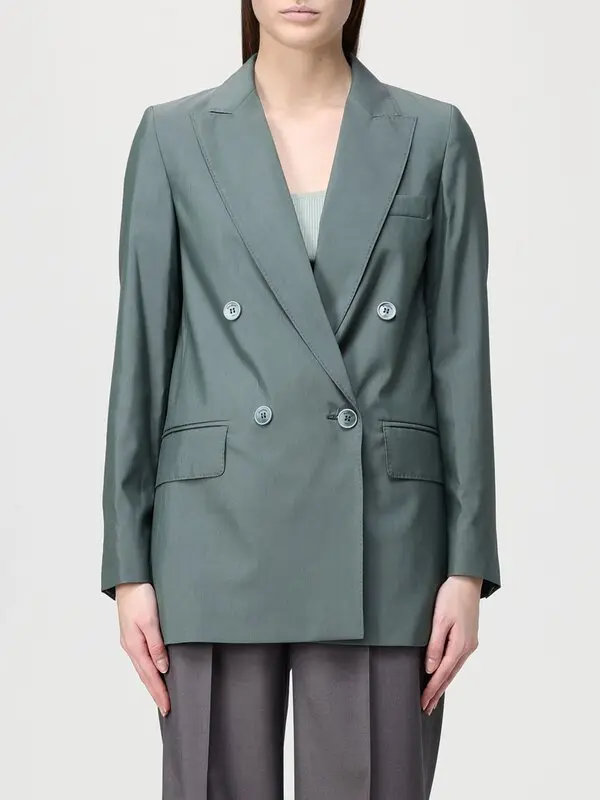 Max Mara Double-breasted Wool And Silk Blazer