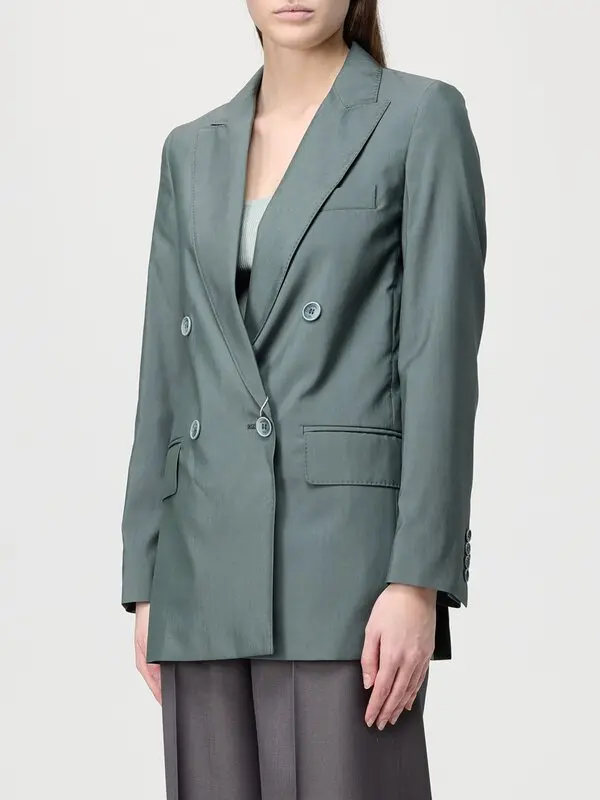 Max Mara Double-breasted Wool And Silk Blazer