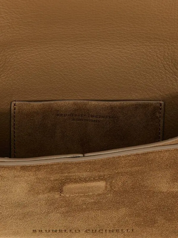 Brunello Cucinelli Monile Suede Clutch Bag