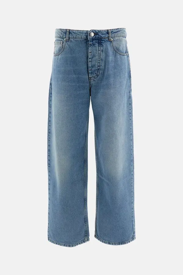 AMI Paris Baggy Fit Jeans - Multicolor