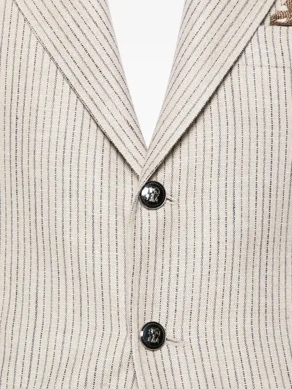 Brunello Cucinelli Deconstructed Blazer - Multicolor