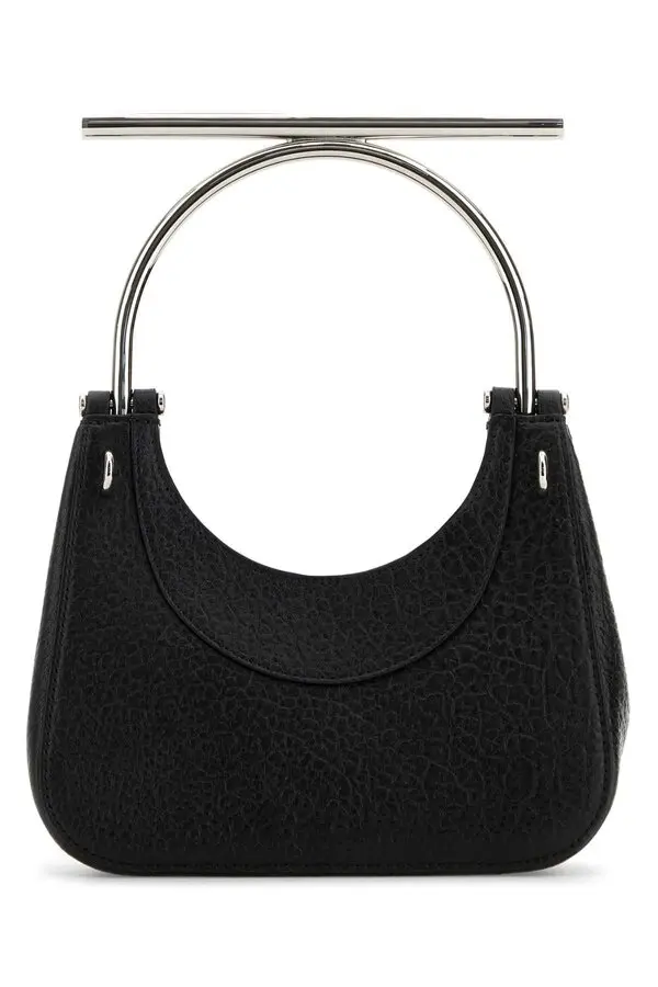 Alexander McQueen Leather Mini Cross-bar Handbag