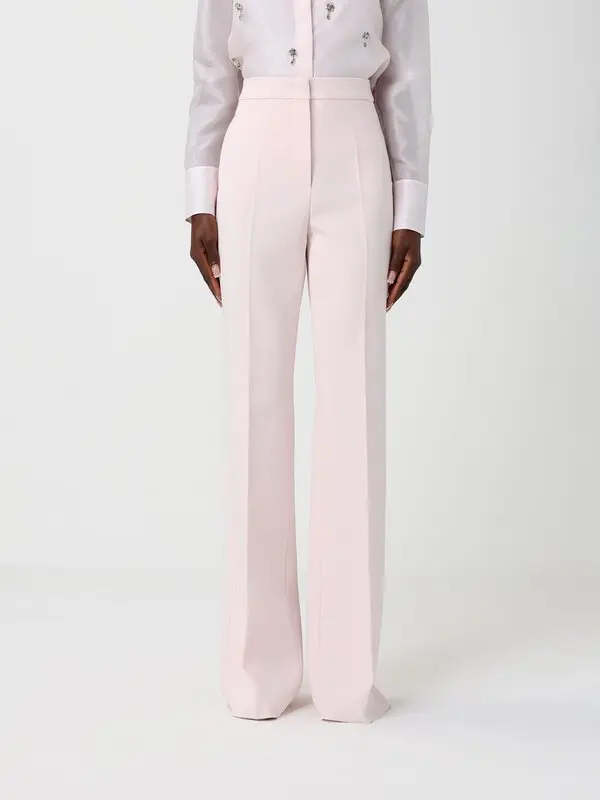 Max Mara Flared Tailored Trousers - Pink
