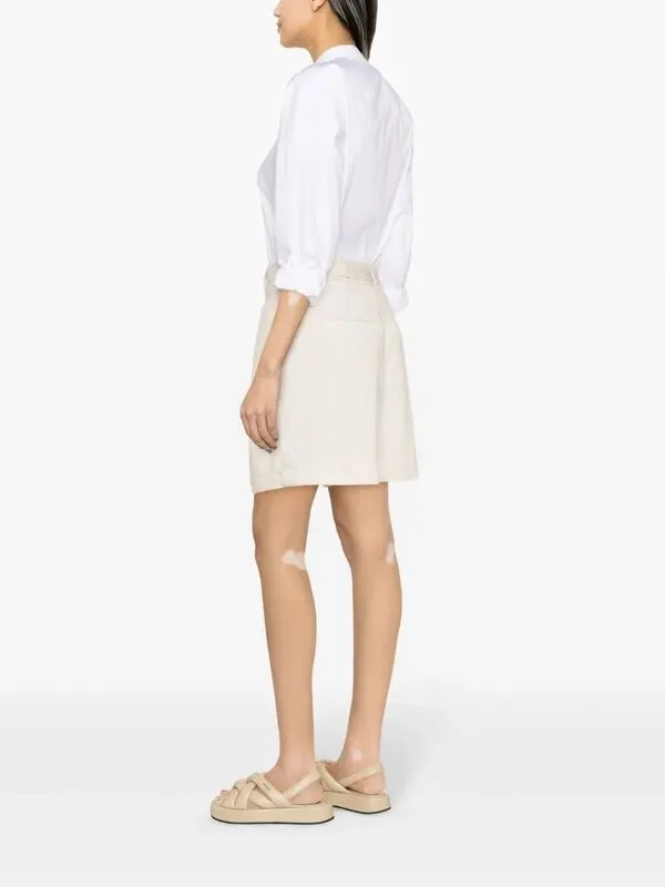 Brunello Cucinelli Monili Trim Cotton Blouse