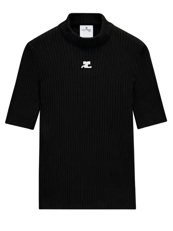 COURREGES Rib Knit - Black