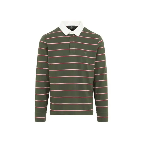 Etro L/s Striped Polo