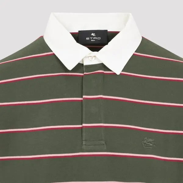 Etro L/s Striped Polo
