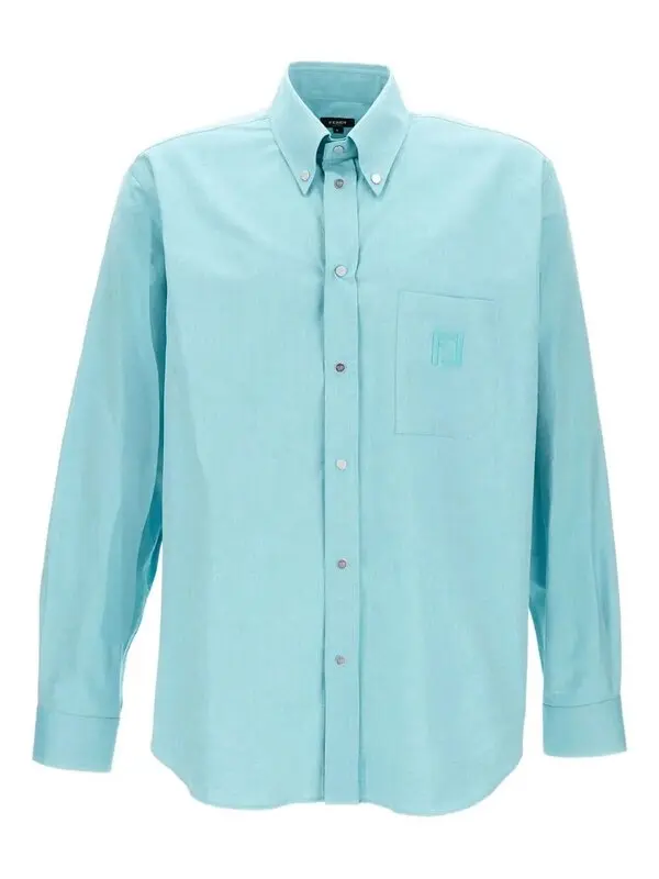 Fendi Shirt With `ff` Embroidery