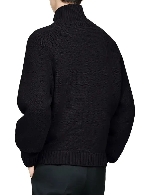 TOM FORD Cashmere Wool Half-zip Sweater