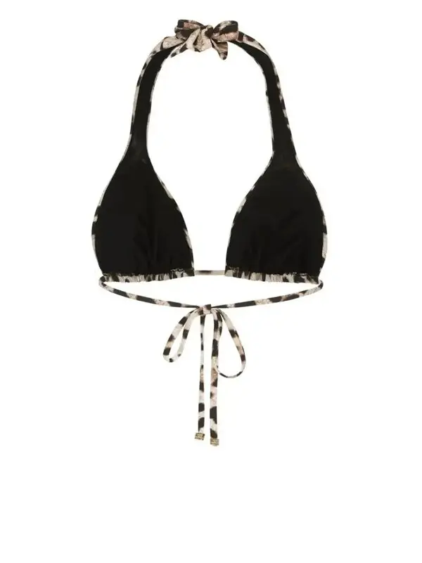 Dolce & Gabbana Leopard-print Bikini Top