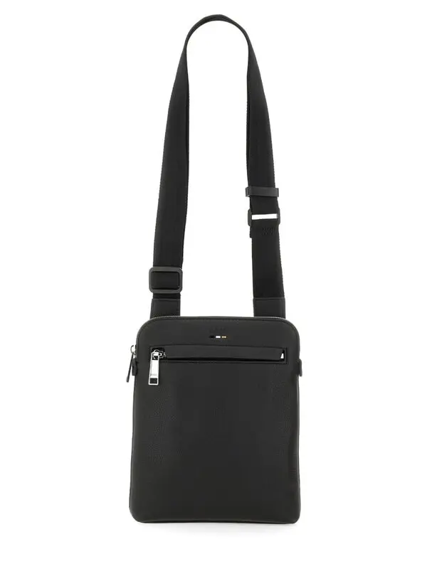 BOSS Logo Crossbody Bag - Black