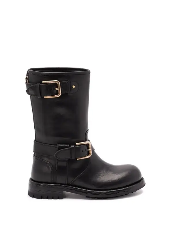 Dolce & Gabbana Biker Boots - Multicolor