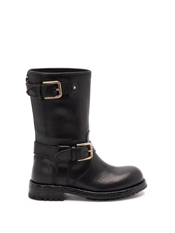 Dolce & Gabbana Biker Boots - Multicolor