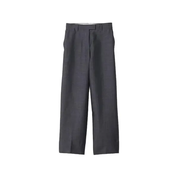 Miu Miu Grey Trousers Straight Trousers