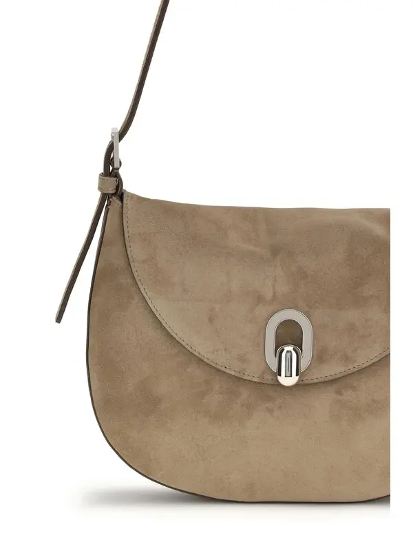 Savette Round Hobo Shoulder Bag