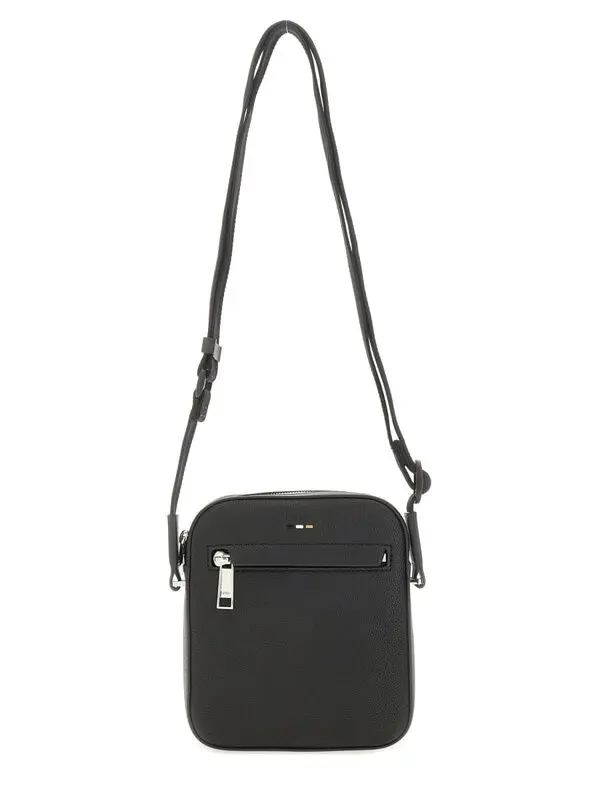 BOSS Logo Reporter Bag - Black