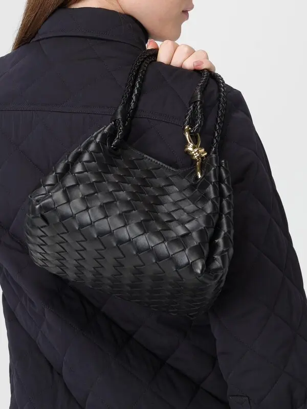 Bottega Veneta Parachute Woven Nappa Bag - Black