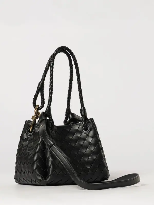 Bottega Veneta Parachute Woven Nappa Bag - Black