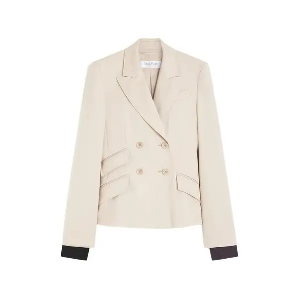 Max Mara Neutrals Jackets Blazers - Cream