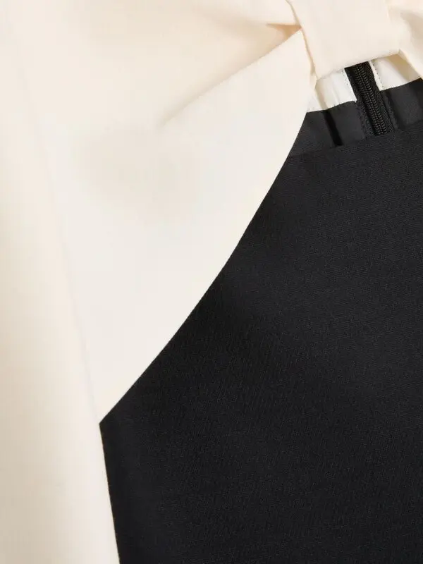 Valentino Garavani Wool And Silk Mini Dress