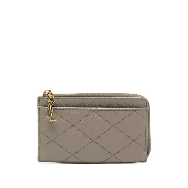 Saint Laurent Grey Wallets & Purses