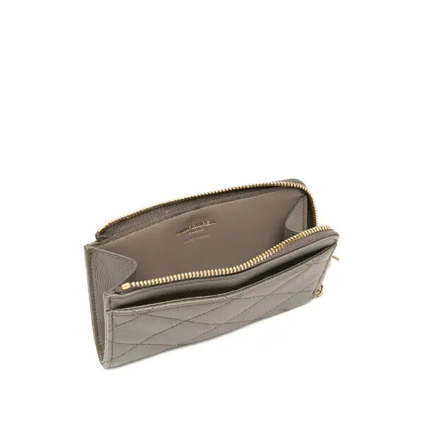 Saint Laurent Grey Wallets & Purses