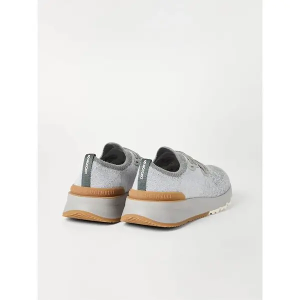 Brunello Cucinelli Knitted Low-top Sneakers