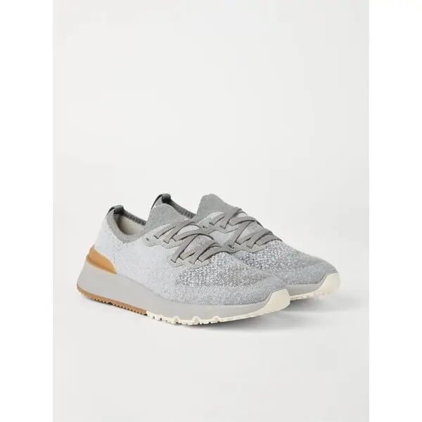 Brunello Cucinelli Knitted Low-top Sneakers