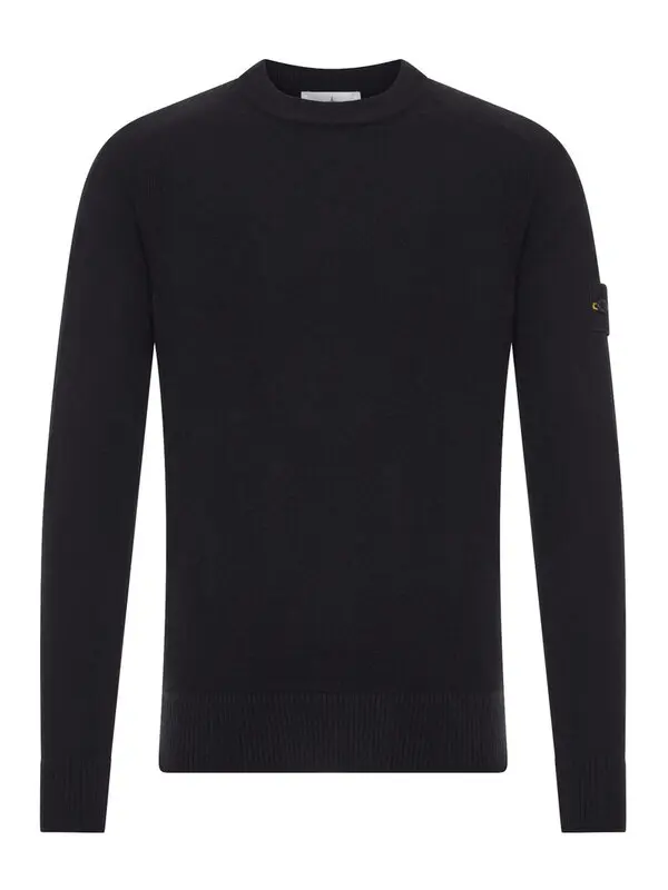Stone Island Rws Lightweight Pure Wool Crew Neck Sweater