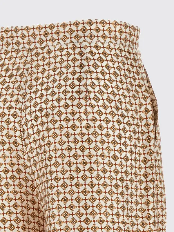Max Mara Silk Palazzo Trousers - White