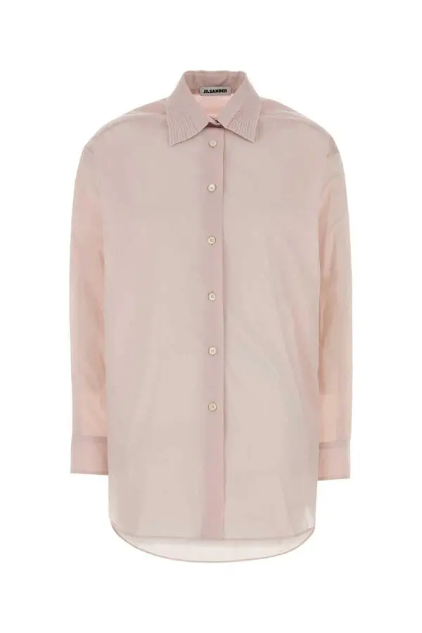 JIL SANDER Muslin Oversize Shirt - Pink