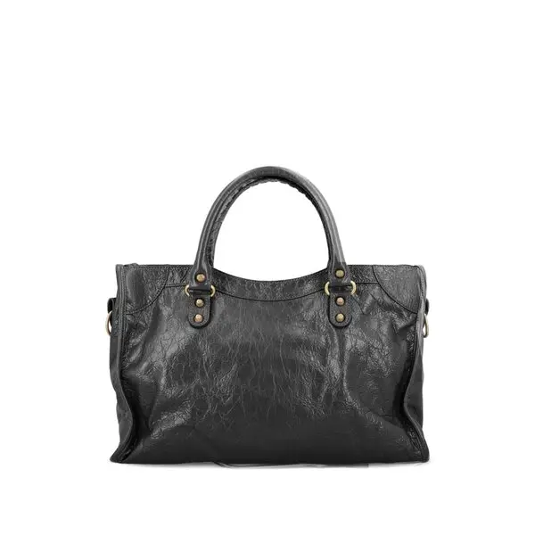 Balenciaga Lambskin Tote Bag - Black