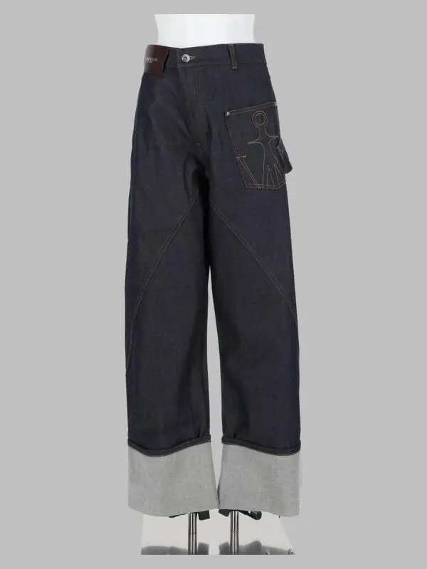 JW Anderson Wide Leg Jeans - Blue