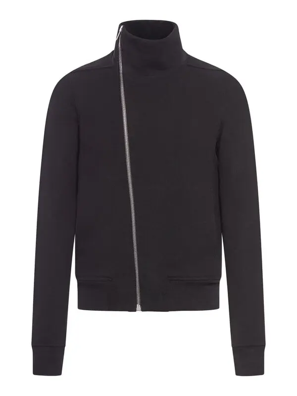 Rick Owens Bauhaus Zip-up Hoodie Jogger - Black