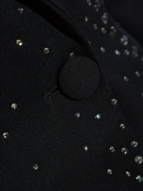 Attico Wool Embellished Blazer