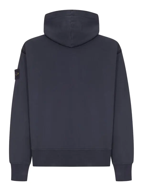 Stone Island Cotton Zip-up Hoodie